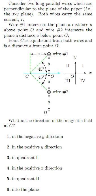 solved consider two long parallel wires which are