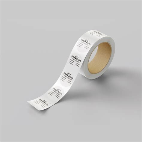4x3cm 정사각 롤 스티커제작 100장 Packprint
