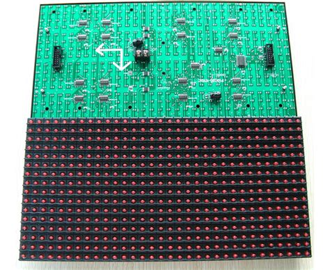 Indoor DIP Monochrome Color LED Display Module P Led Module P Single Color Led Module