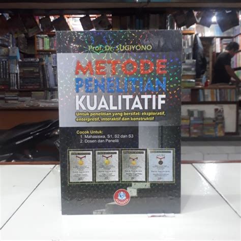 Jual Alfabeta Buku Metode Penelitian Kualitatif Prof Dr Sugiyono