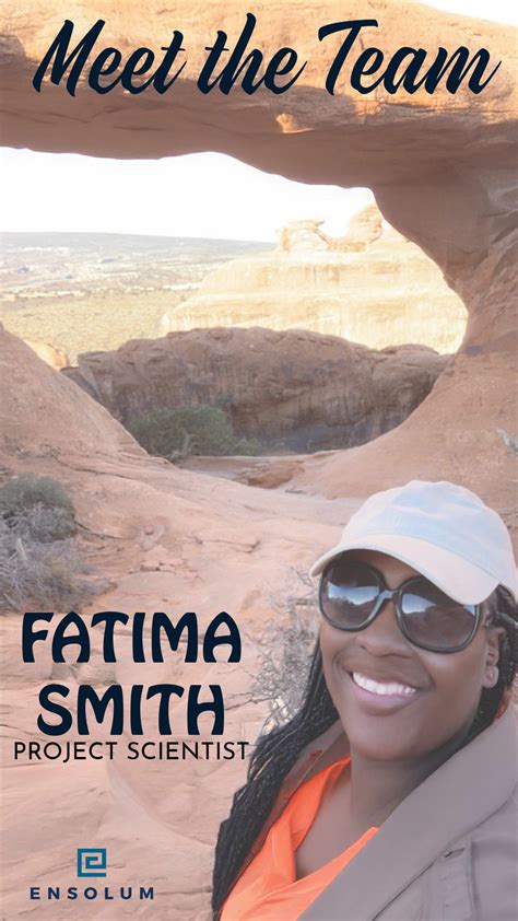 Ensolum Llc On Linkedin Getting To Know Fatima Smith Project