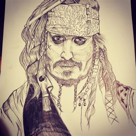 Jack Sparrow Cartoon Sketches Jack Sparrow Johnny Depp