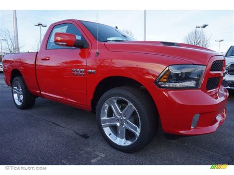 2015 Flame Red Ram 1500 Sport Regular Cab 100490695 Photo 4 Car Color Galleries