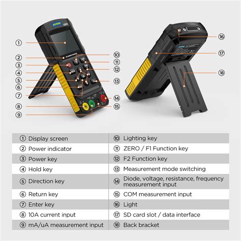 Autool Dm301 Auto Diagnostic Multimeter Car Circuit Tester Power Probe