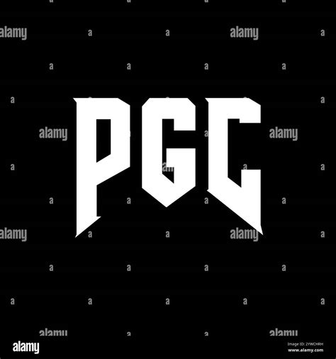 Pgc Letter Logo Design For Technology Company Pgc Logo Design Black And White Color Combination
