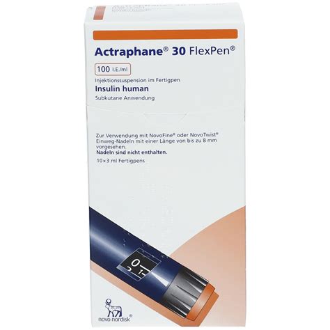 Actraphane® 30 Flexpen® 100 Ieml 10x3 Ml Mit Dem E Rezept Kaufen