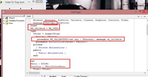 Cara Membuat Hide Form Delphi Dengan Message FlashSSH