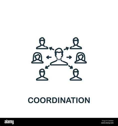 Coordination Icon Line Simple Icon For Templates Web Design And