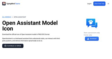 Open Assistant Model Icons