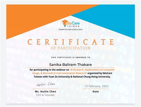 Sanika Thakare On Linkedin Hello Everyone I Am Share With You I Have Participated In Ai