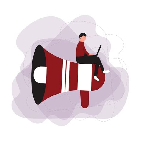 Premium Vector Speaker Concept