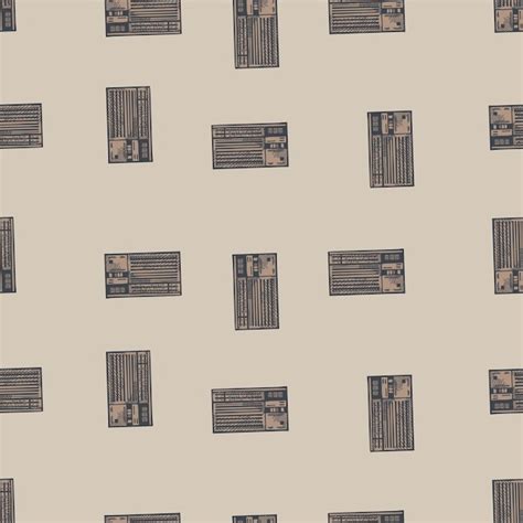 Premium Vector Retro Radio Engraved Seamless Pattern Vintage Media