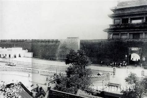 老照片，老北京内城九门之安定门