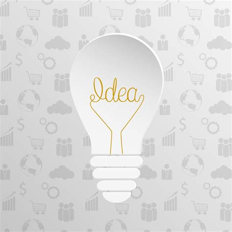 Light Bulb Idea Concept 19848487 Vector Art At Vecteezy