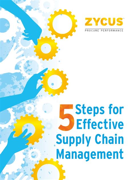 5 Steps For Effective Supply Chain Management Pdf Supply Chain