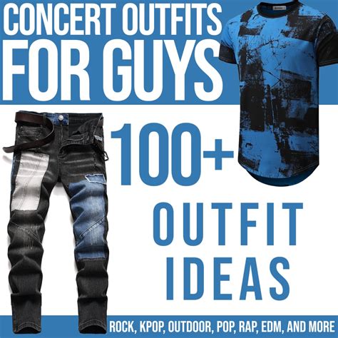 100 Concert Outfit Ideas For Guys Rock Kpop Outdoor Pop Hip Hop