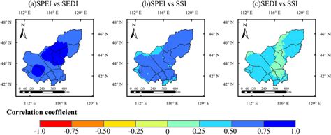 Correlation Of Annual Meteorological Drought Ecohydrological Drought Download Scientific