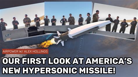 Our First Look At Americas Hypersonic Hacm Missile Youtube