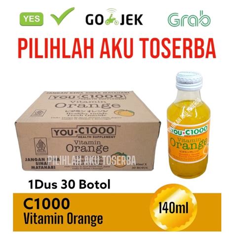 Jual You C 1000 You C1000 Orange Vitamin C 140ml 1 Dus Isi 30