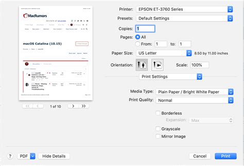 Is There A Way To Print In ONLY Black Ink MacRumors Forums