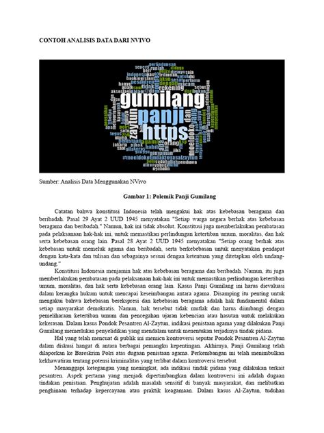 Contoh Analisis Data Dari Nvivo Pdf Ilmu Sosial Politik