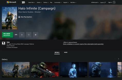 microsoft has updated the web version of the xbox store