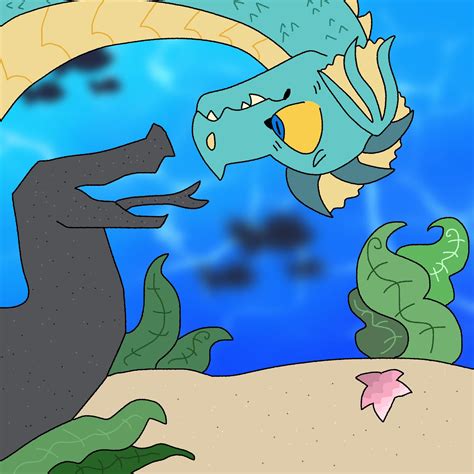 Drew The Disney Sea Serpent Alongside The Rock Tribute They Gave Em