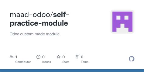 Github Maad Odoo Self Practice Module Odoo Custom Made Module
