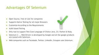 Test Automation And Selenium PPTX