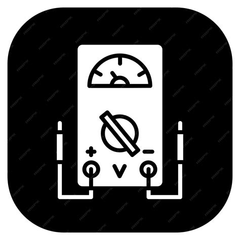 Premium Vector Voltage Indicator Vector Illustration