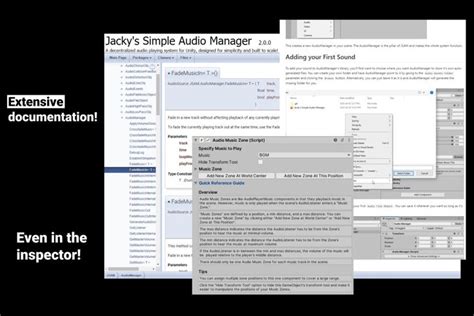 Jackys Simple Audio Manager Audio Unity Asset Store Sponsored Ad Simplejackytools