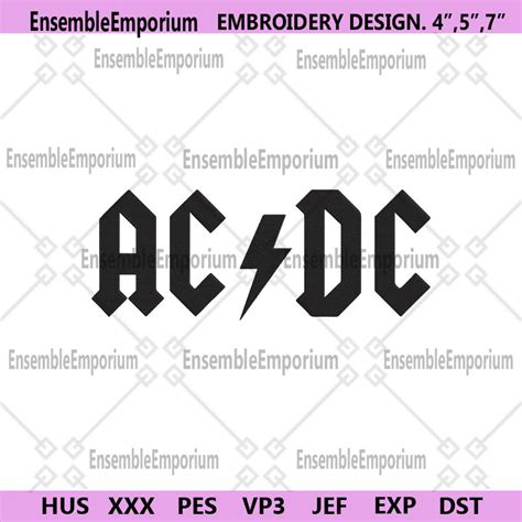 Acda Band Logo Embroidery Design Download File Inspire Uplift