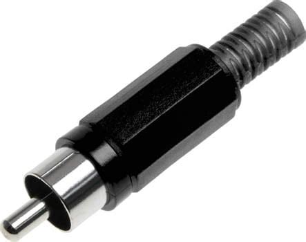 RCA Line Socket Black Wiltronics