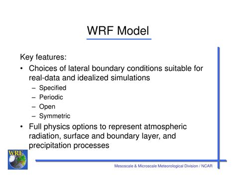 Ppt Wrf Modeling System V2 0 Overview Powerpoint Presentation Free Download Id 3382356
