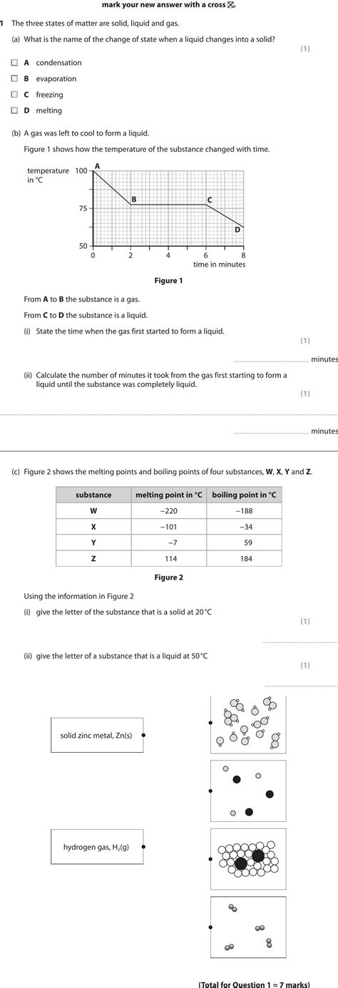 Gcse Edexcel Chemistry Combined Science Separating Mixtures The Three States Of Matter Are S