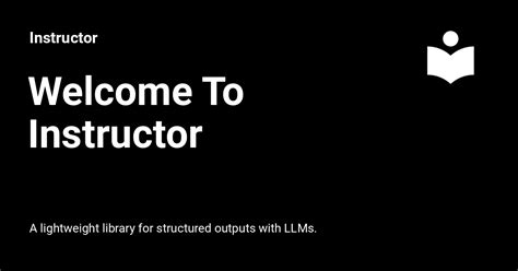 instructor python library for structured llm outputs openai