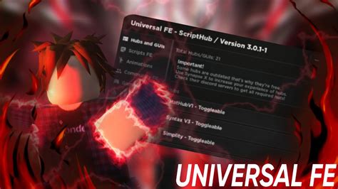 Universal Fe Gui Fluxus Arceus X Hydrogen Youtube