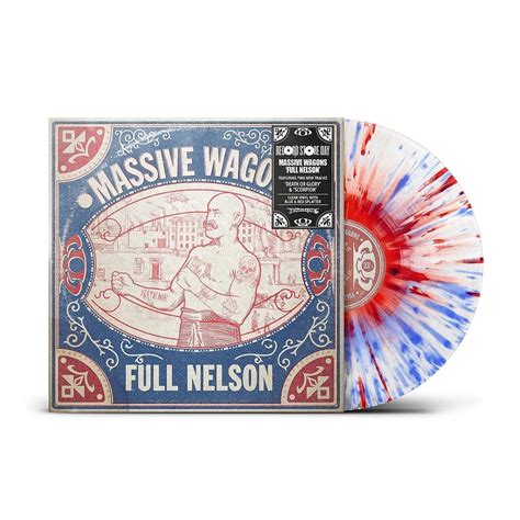 Massive Wagons Full Nelson Record Store Day 2026 Red And Blue Splatter