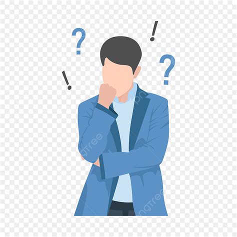 평면 그림을 생각하는 혼란스러운 사람 사람 일러스트 혼란스러운 사람 생각하는 사람 불안한 사람 Png 일러스트 및 벡터 에 대한 무료 다운로드 Pngtree