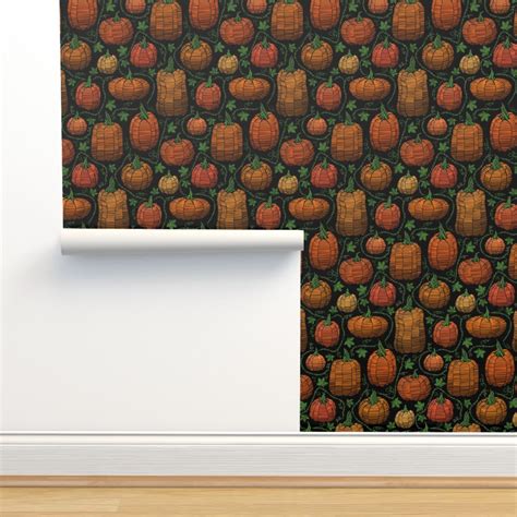 Patch In Stitch Wallpaper Spoonflower