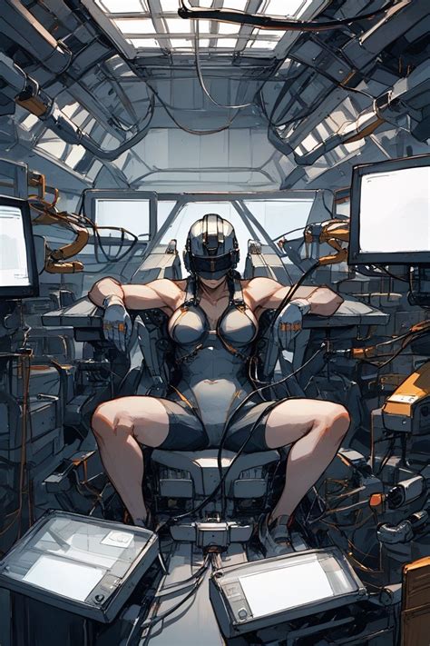 Cable Lots Of Cables Detailed Line Drawings Hentai AI Porn