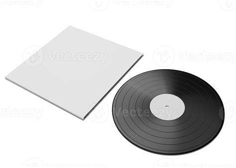 Music Vinyl And Record Label Disc Mockup 16692289 Png