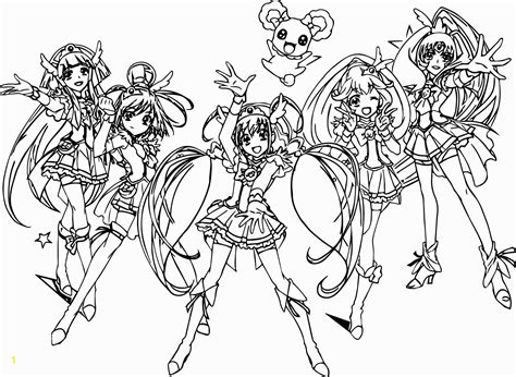 Doki Doki Precure Coloring Pages Coloring Pages