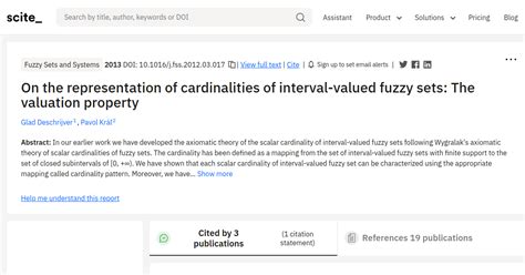 on the representation of cardinalities of interval valued fuzzy sets