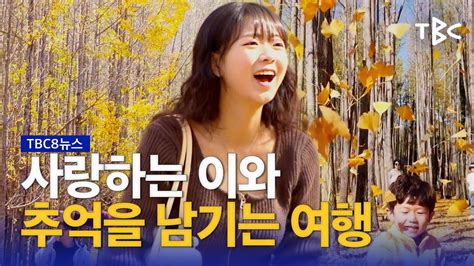늦가을 노랑노랑 도리마을 231108 ㅣ TBC영상뉴스 YouTube