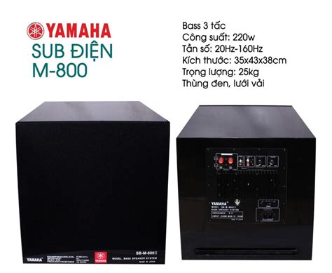 Loa Sub Yamaha Sb M 800ii Vidia