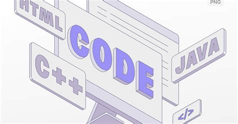 Lettering Code Text And Programming Languages Illustrations Ft Coding And Development Envato