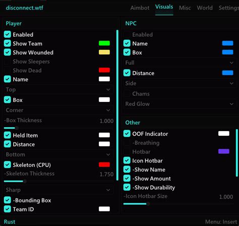 Disconnect Rust Cheat
