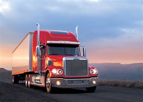 4k Freightliner Trucks Blue Metallic Hd Wallpaper Rare Gallery