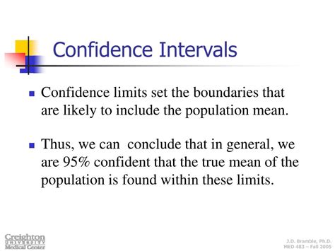 Ppt Confidence Intervals Powerpoint Presentation Free Download Id 1458101